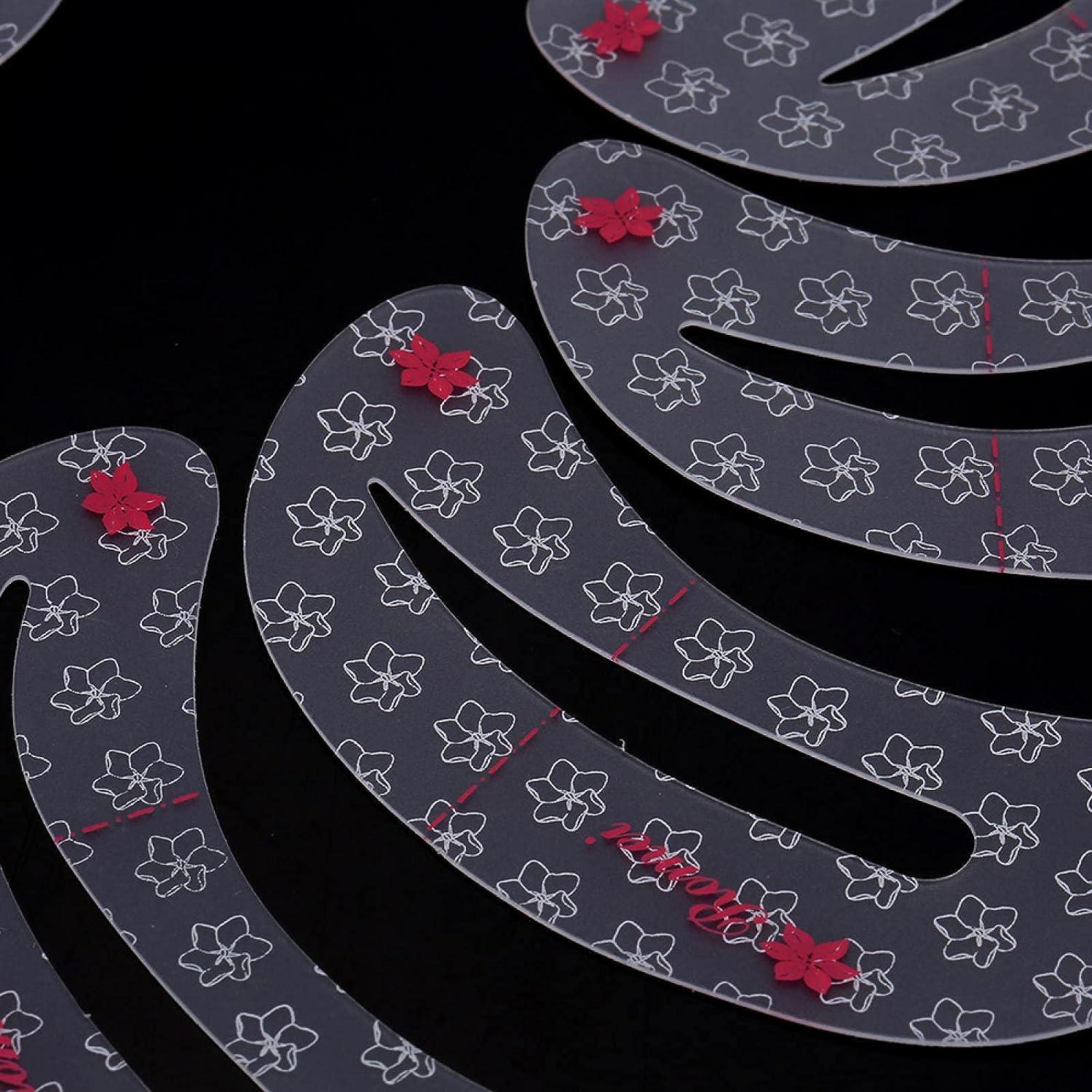 9-Piece Eyebrow Template Set | Reusable Styling Guide for Microblade ...