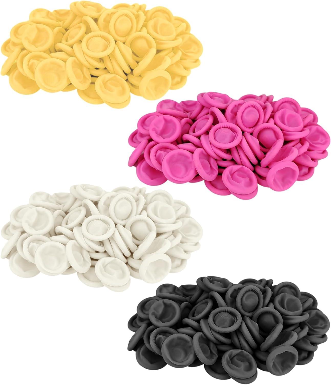 200 Pcs Anti-Static Latex Finger Protectors - Black Finger Covers for ...