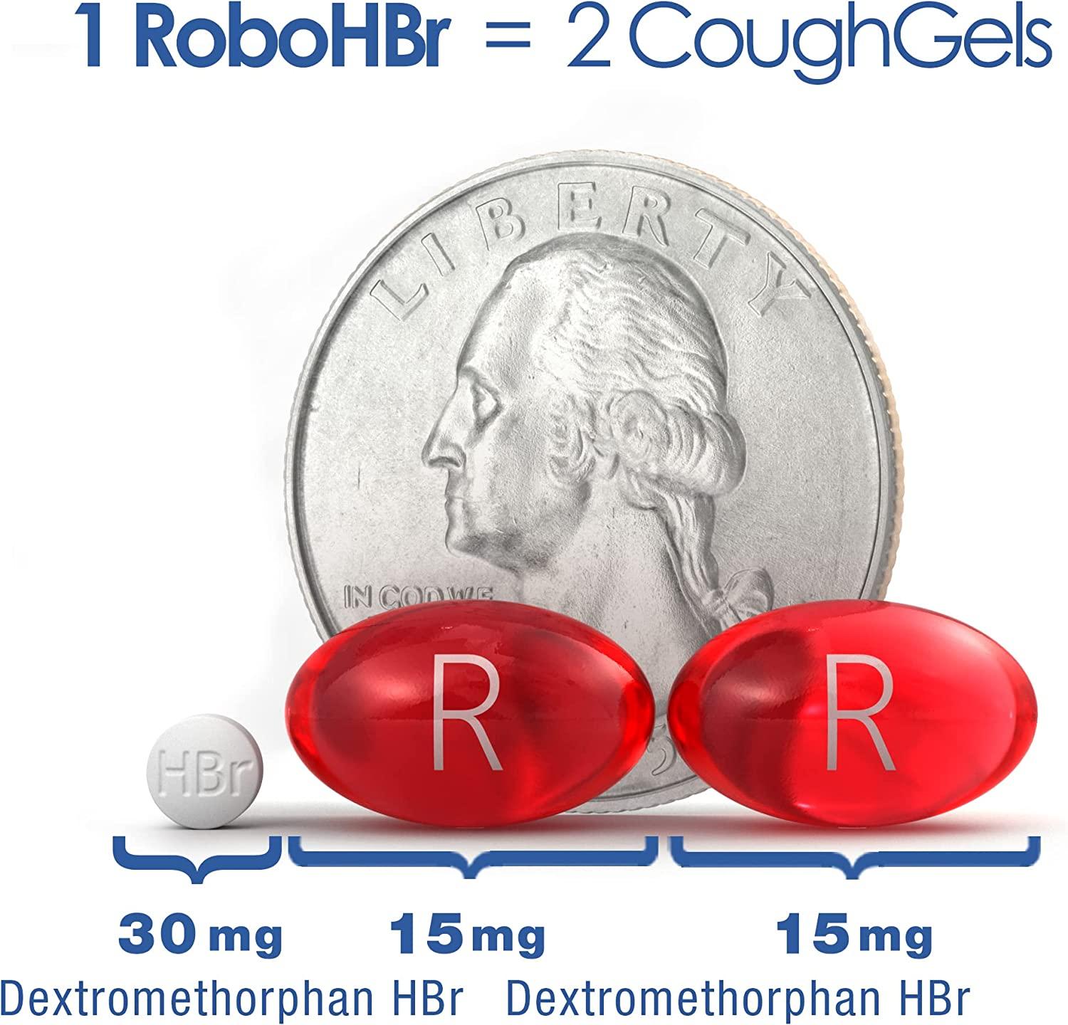 RoboHBr Cough Suppressant 30mg Dextromethorphan HBr - 100 Tablets | Buy Now with Express ...