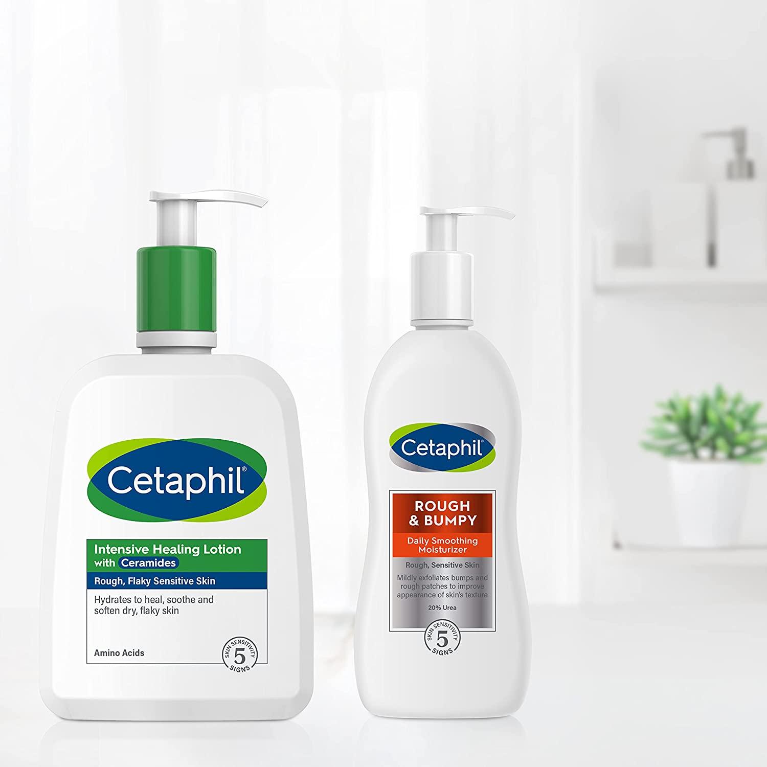 CETAPHIL Daily Smoothing Moisturizer | 10 fl oz | Exfoliating Urea ...
