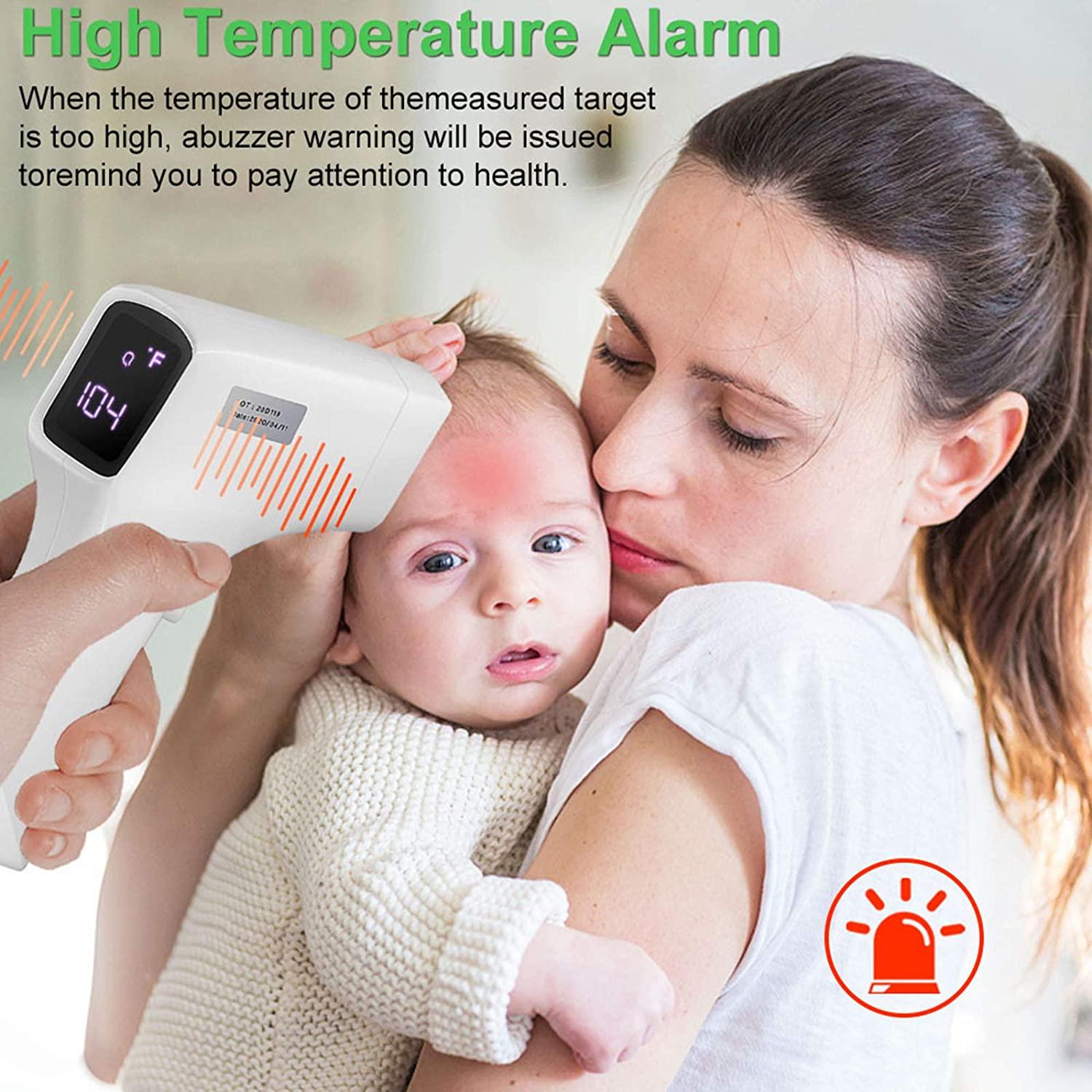 Infrared Non-Contact Forehead Thermometer - Instant Accurate Readings ...
