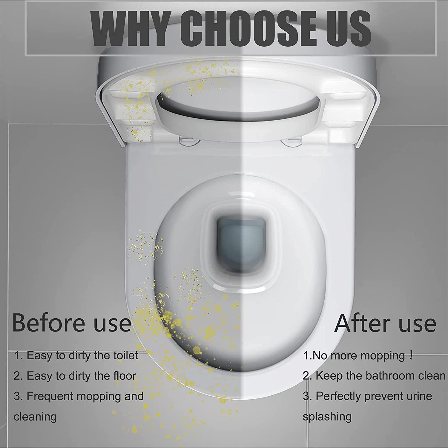 Magoog Pee Guard: Prevent Splash & Keep Toilet Clean - 2PCS for Adults ...