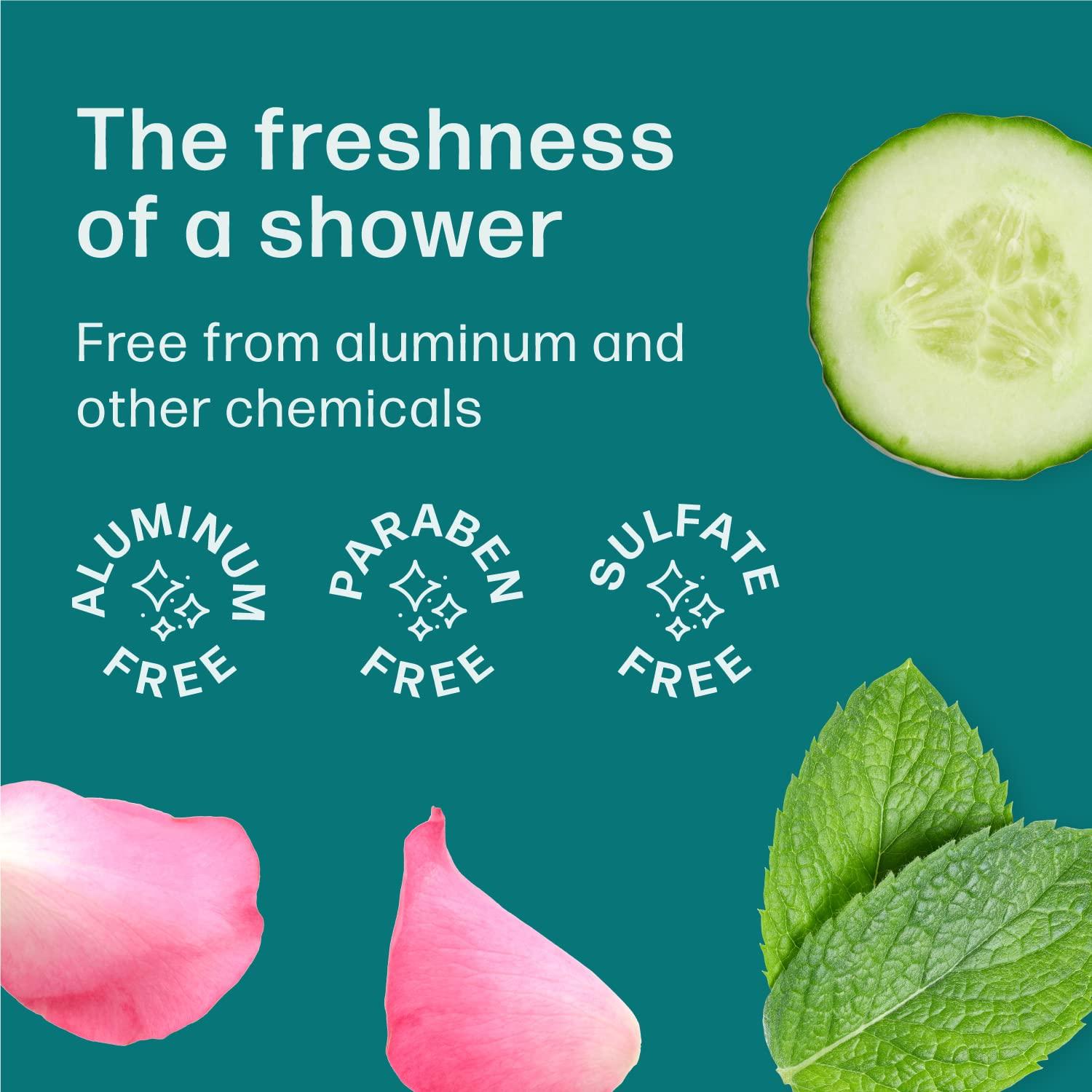 Dew Well Refresh Deodorant Wipes - Aluminum, Paraben, and Sulfate Free ...