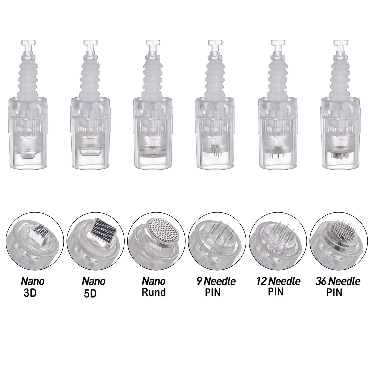 Bowka 9 Pins Microneedling Pen Needles - 10 Universal Replacement ...