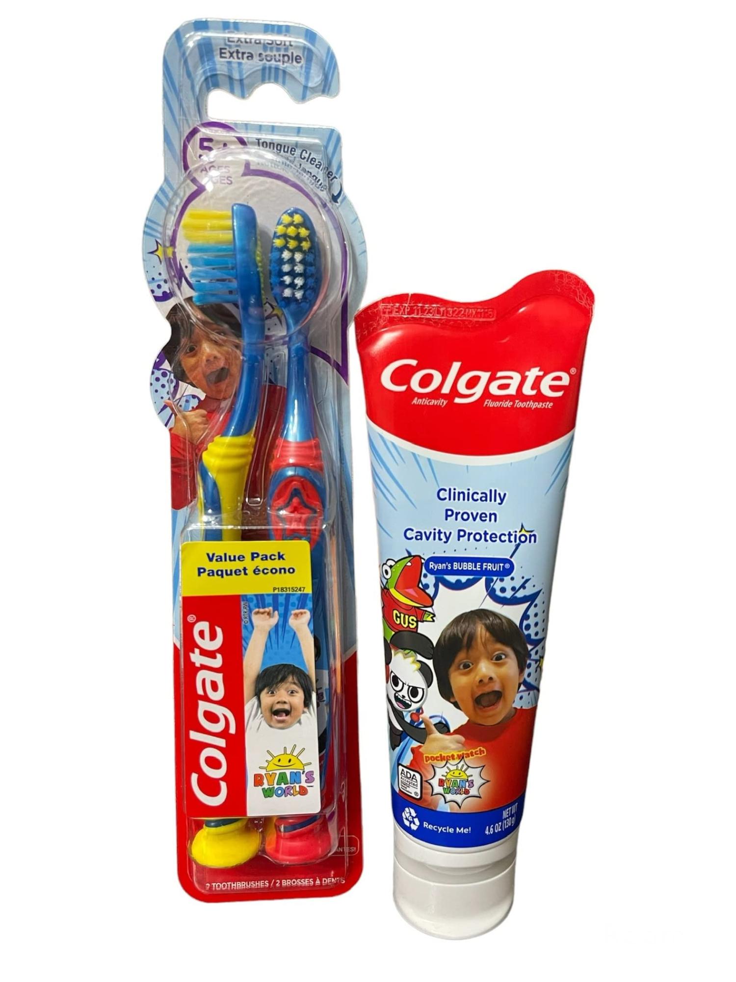 Colgate Ryan's World Bubble Fruit Fluoride Toothpaste | 4.6oz | Buy Now ...