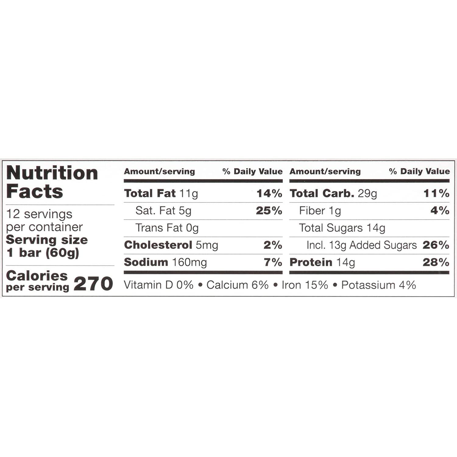 Tiger's Milk King Size Peanut Butter Chocolate Crunch Protein Bar 60g ...