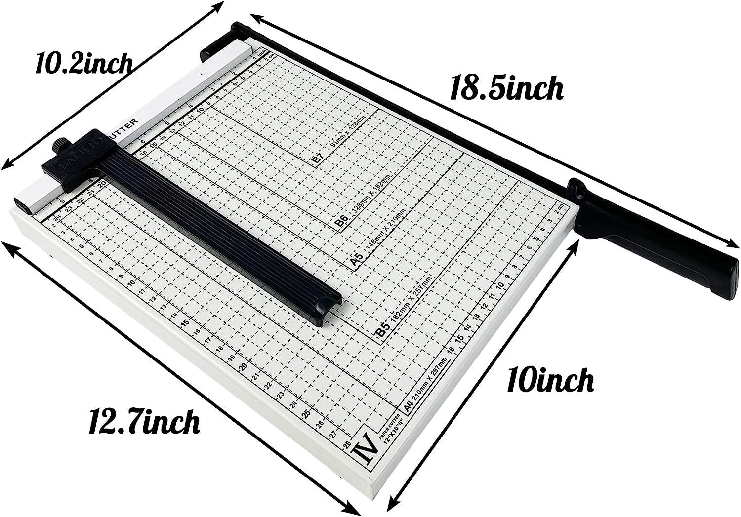 Hamnor Office Heavy Duty Munal A4 Paper Trimmer White Paper Cutter ...