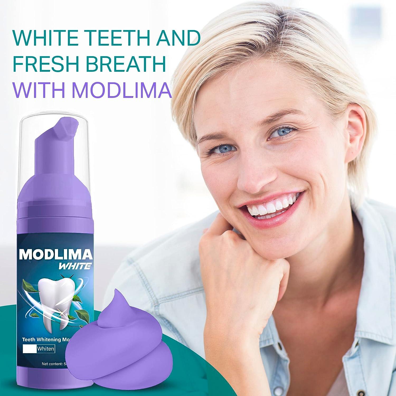 Purple Toothpaste Whitening with Tongue Scraper | Teeth Whitening ...