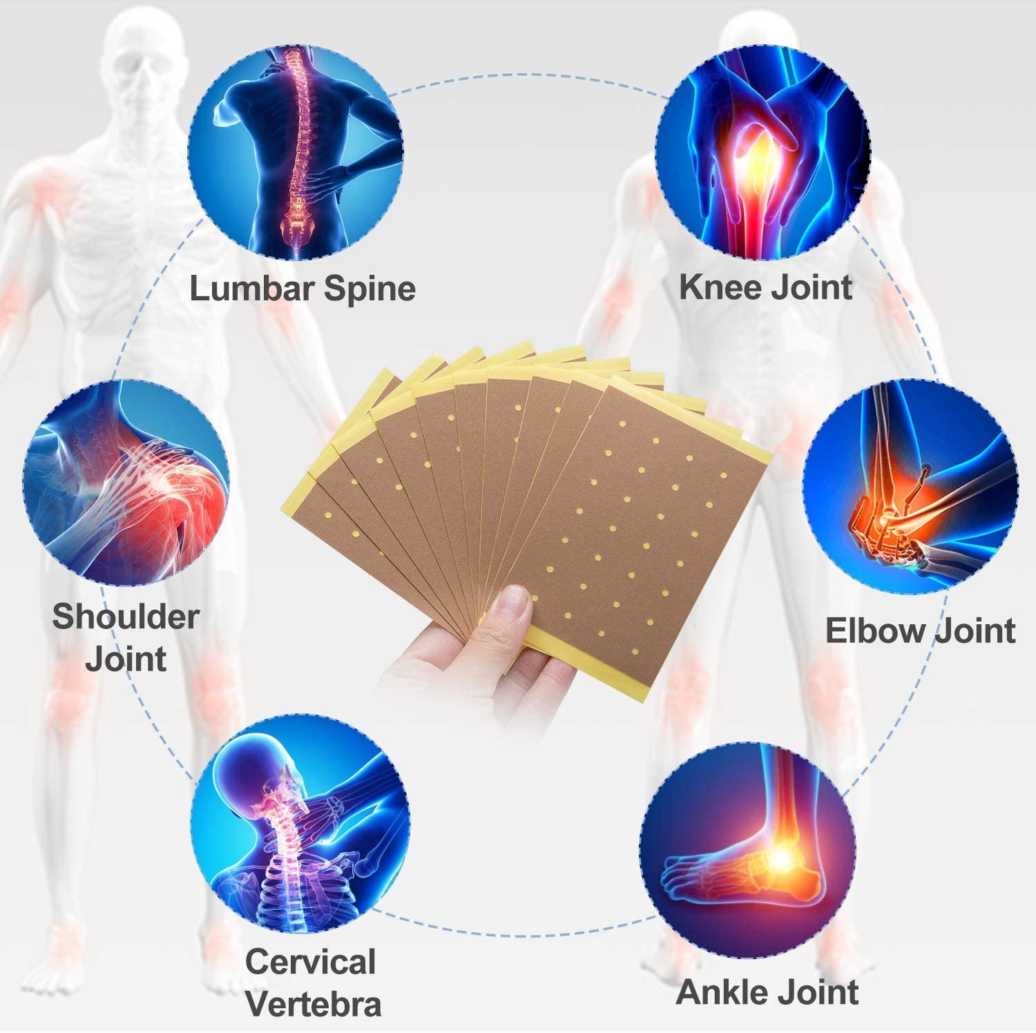 Sumifun Pain Relieving Patches - 128 Herbal Patches for Back and Joint ...