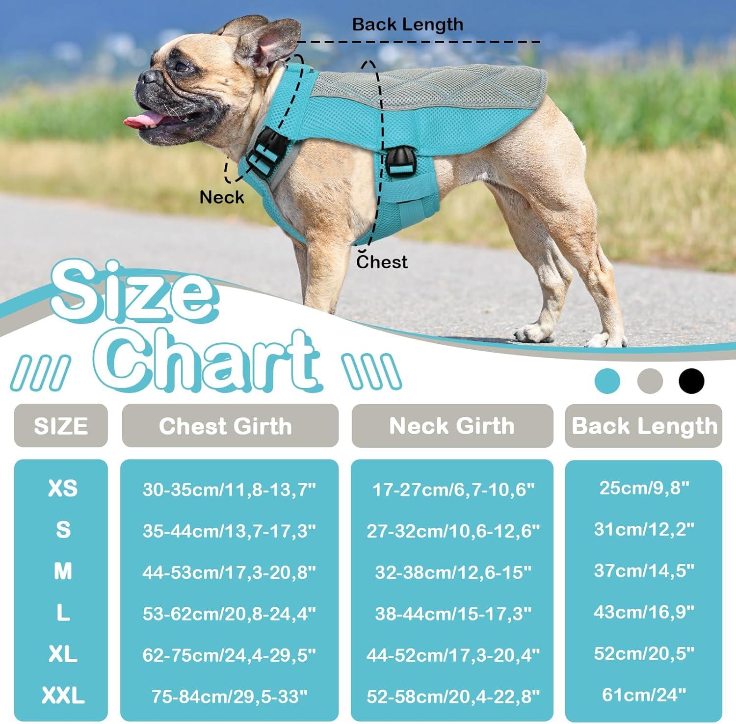 Hjumarayan Cooling Vest for Dogs | Breathable Summer Coat with D-Rings ...