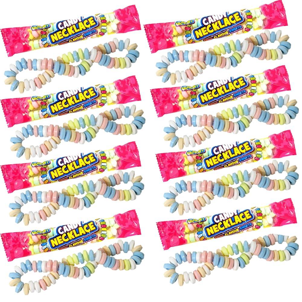 Candy Necklaces Boiled Sweets 17g - Fruit Flavour Candy Sweets (30(Full ...