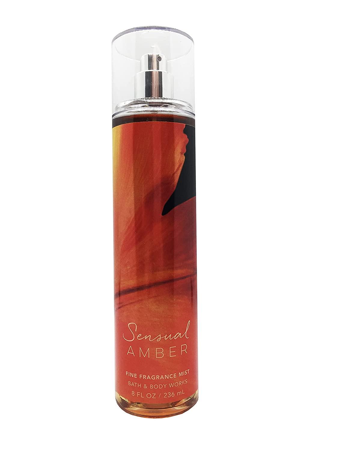 Bath Body Works Sensual Amber Fine Fragrance Mist 8.0 oz - Luxurious ...