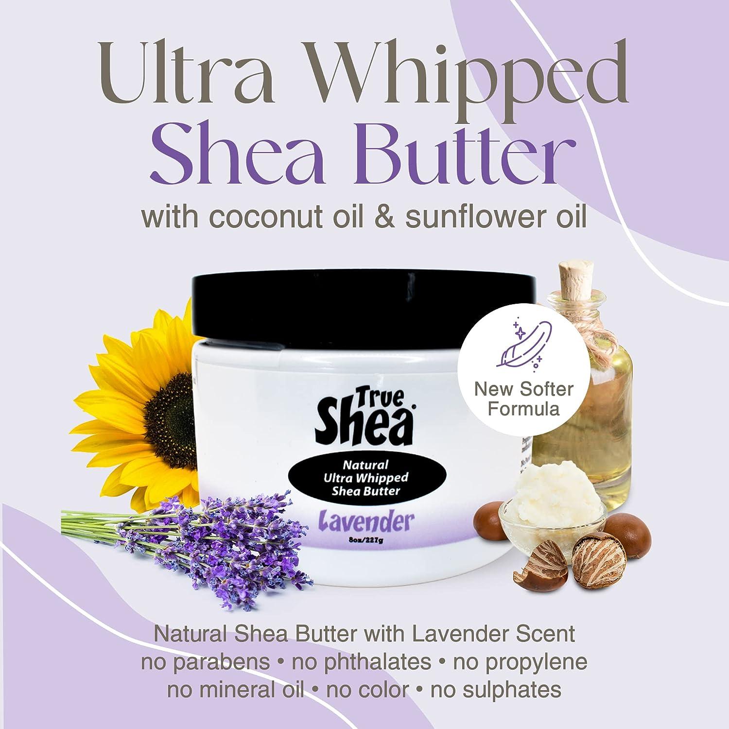 True Shea Lavender Whipped Butter 8 oz - Natural Skincare Must-Have ...