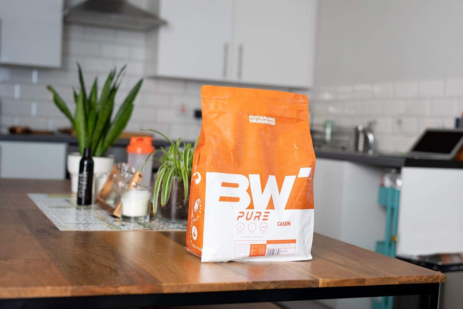 Bodybuilding Warehouse Pure Casein Protein Powder -Caramel Biscuit-2kg ...