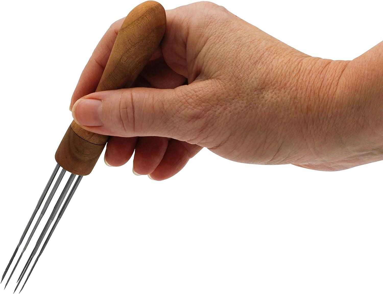 Deluxe Cherry Needle Felting Tool with (8) 40g Needles - Holds up to 8 Needles