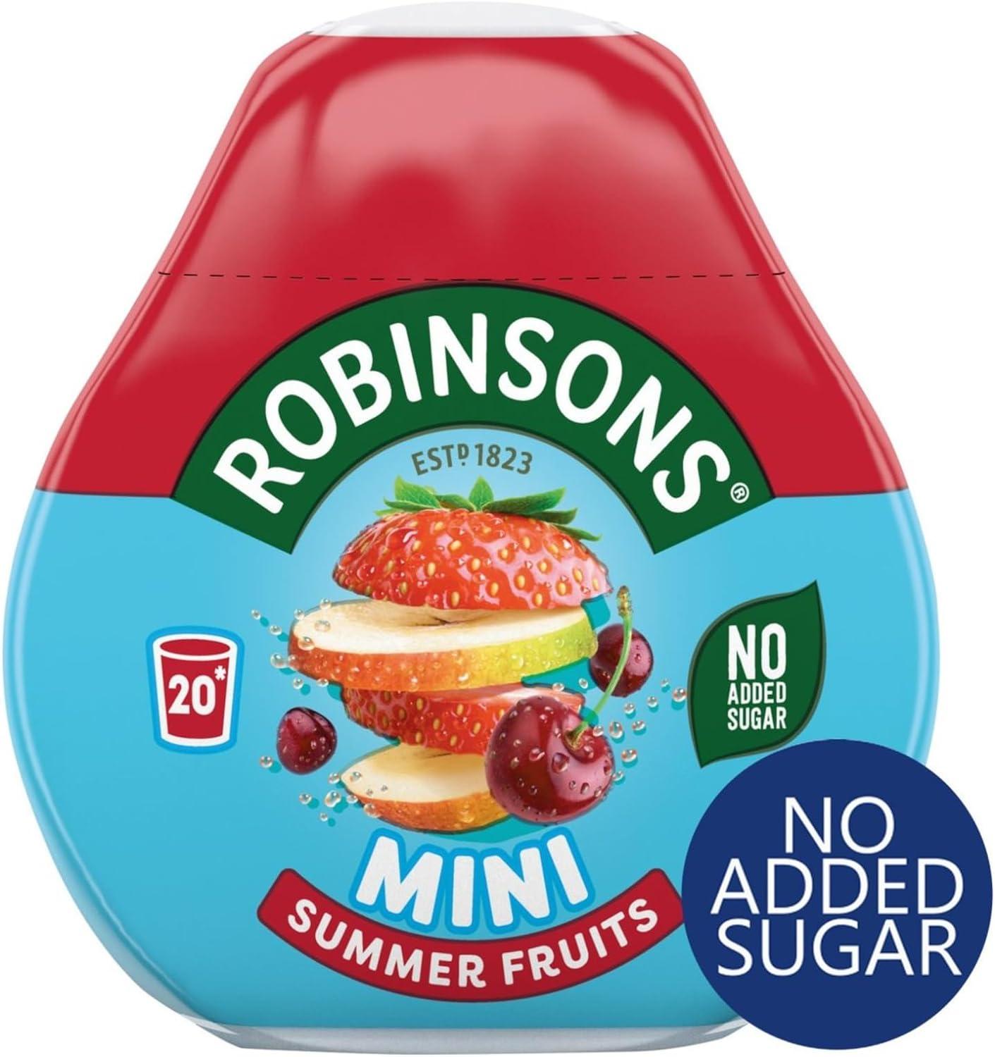 Robinsons Mini Fruit Assorted Bundle - Apple & Blackcurrant Summer ...