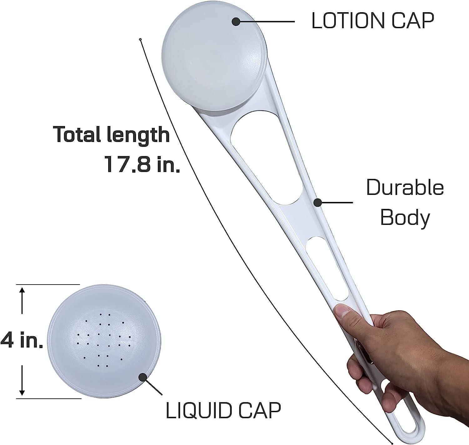 SELYBACK 17.8 Lotion & Liquid Applicator for Back - Washable with 2 ...