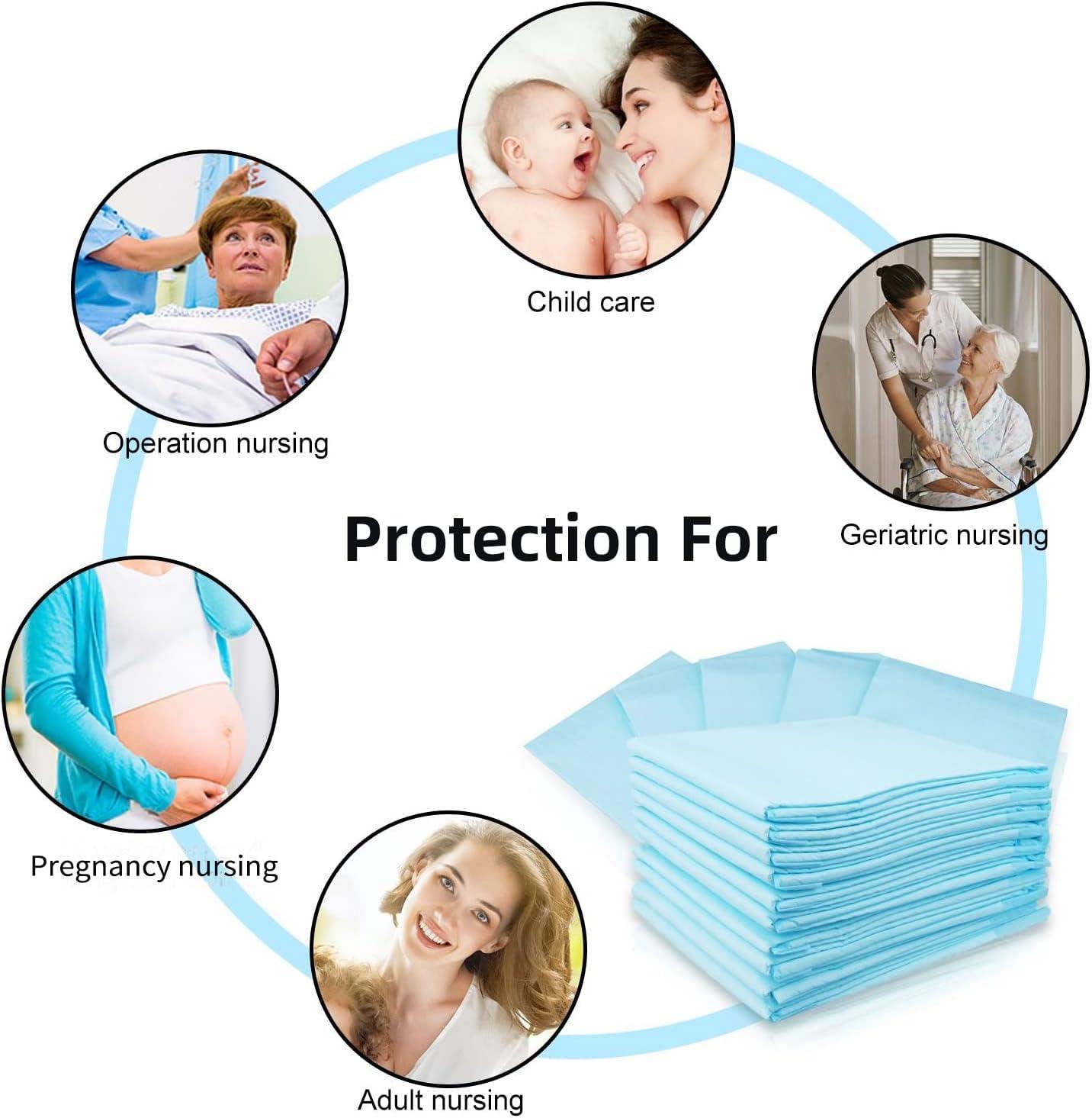 Bed Pads for Incontinence Disposable 30"x36"-40 Count Disposable ...