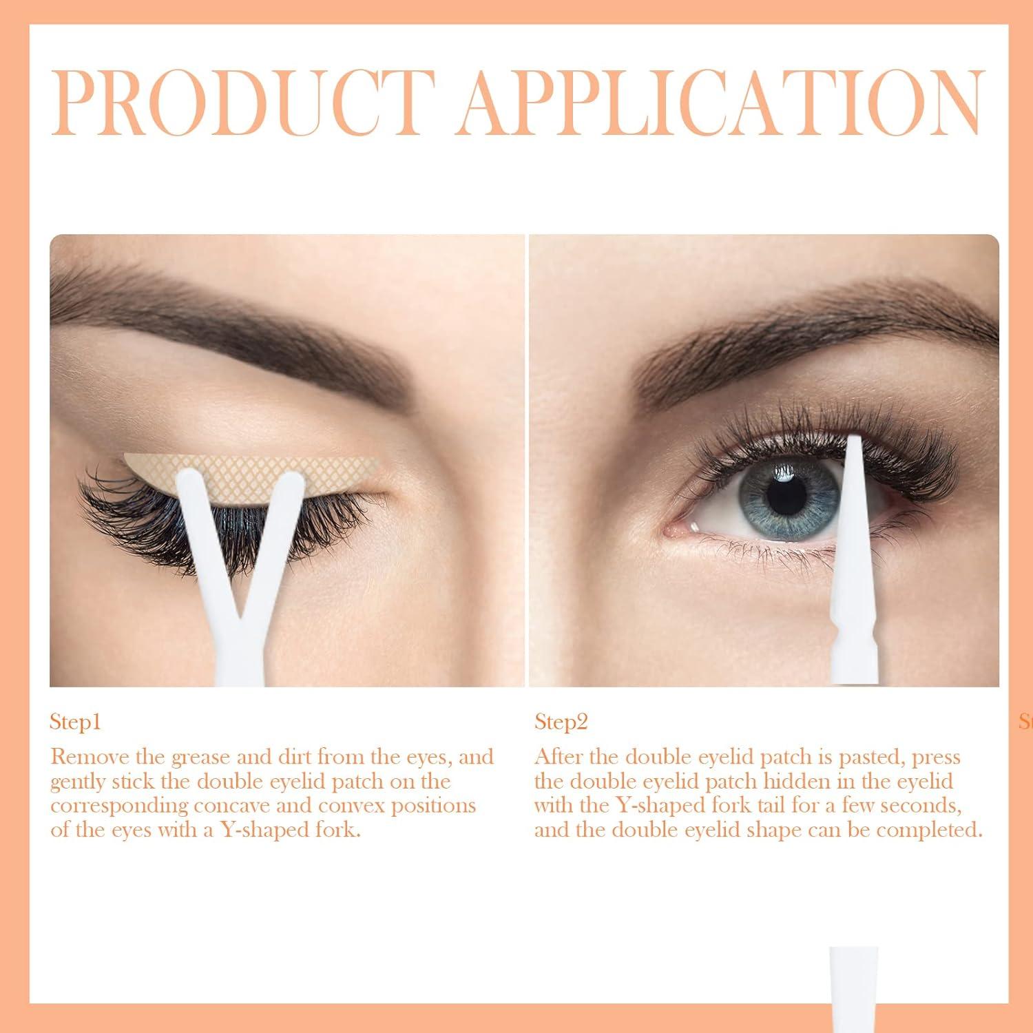 Invisible Double Sided Eyelid Tape Lift Strips - 288pcs | Self-Adhesive ...