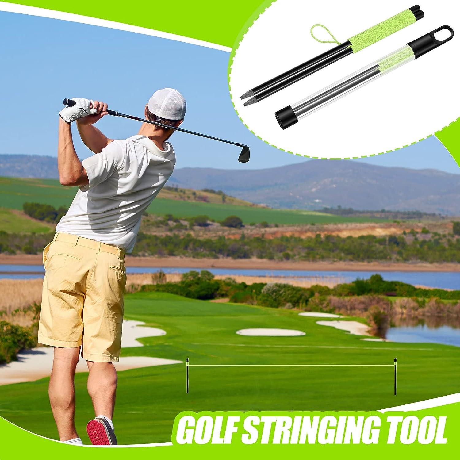 2-Piece Golf Putting Aid String with Pegs for Alignment and Training ...