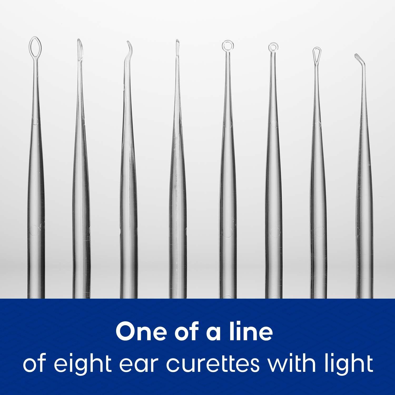 Lighted VersaLoop Ear Curette Tool for Safe Earwax Removal - 52 Piece ...