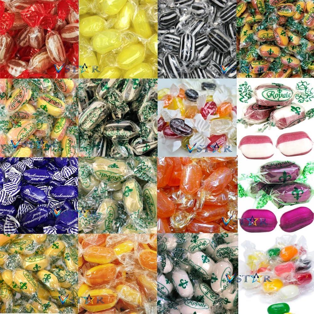 Sugar Free Hard Boiled Sweets Mix - Random Mixed Wrapped Sugar Free ...
