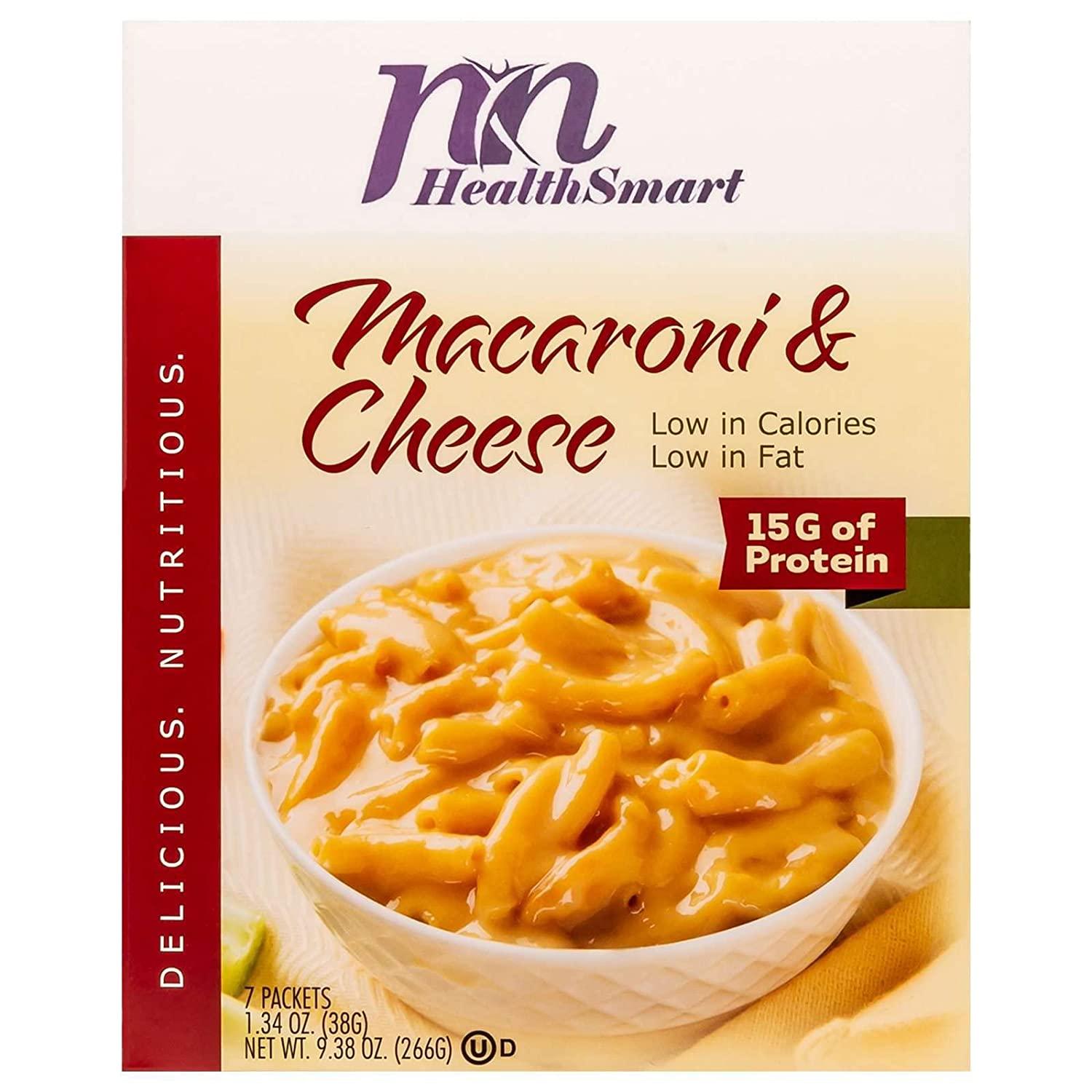 HealthSmart High Protein Creamy Macaroni and Cheese - 15g Protein, Low ...