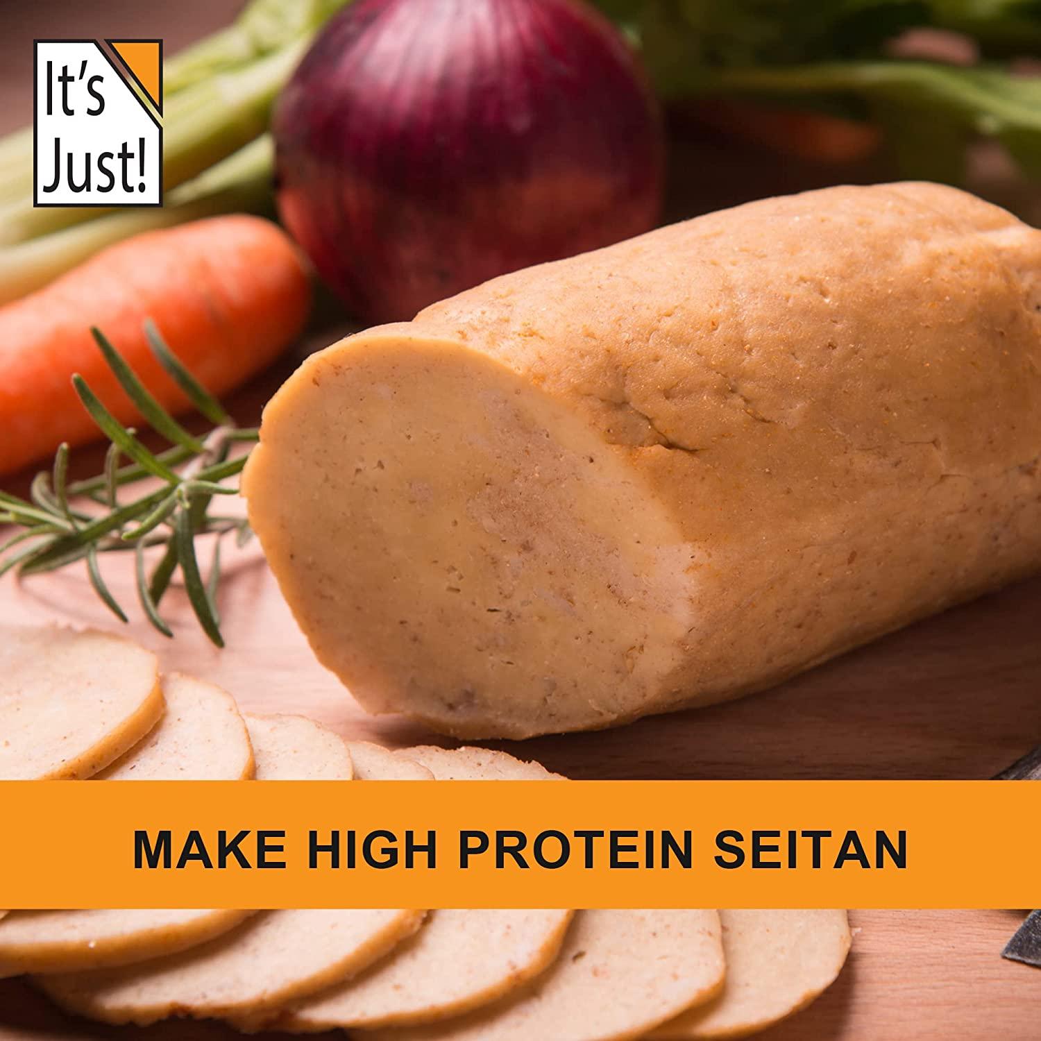 Vital Wheat Gluten Flour - High Protein, Perfect for Seitan & Low Carb ...