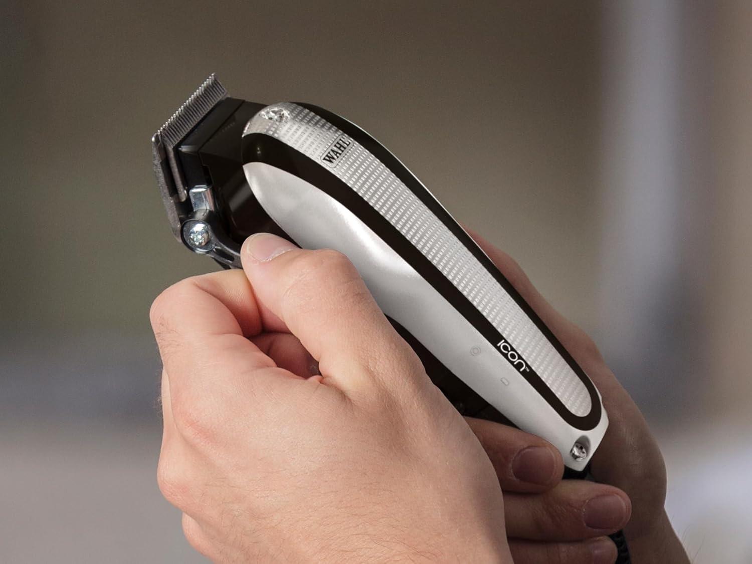 Wahl Icon Network Clippers - White & Chrome | Premium International ...