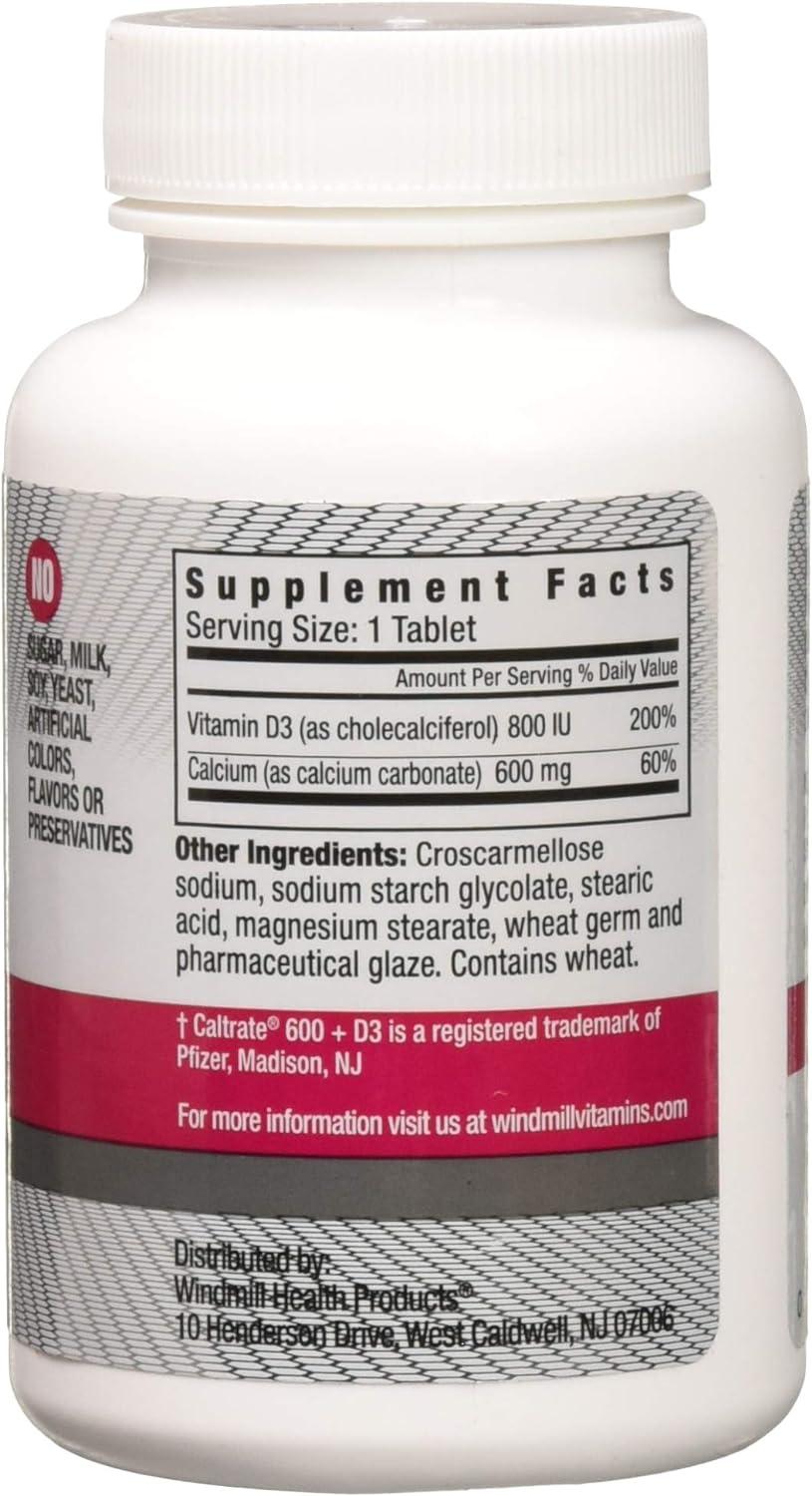 Calcium Carbonate 600mg + D Tablets 60's - Bone Health Supplement | Buy Now with Express ...