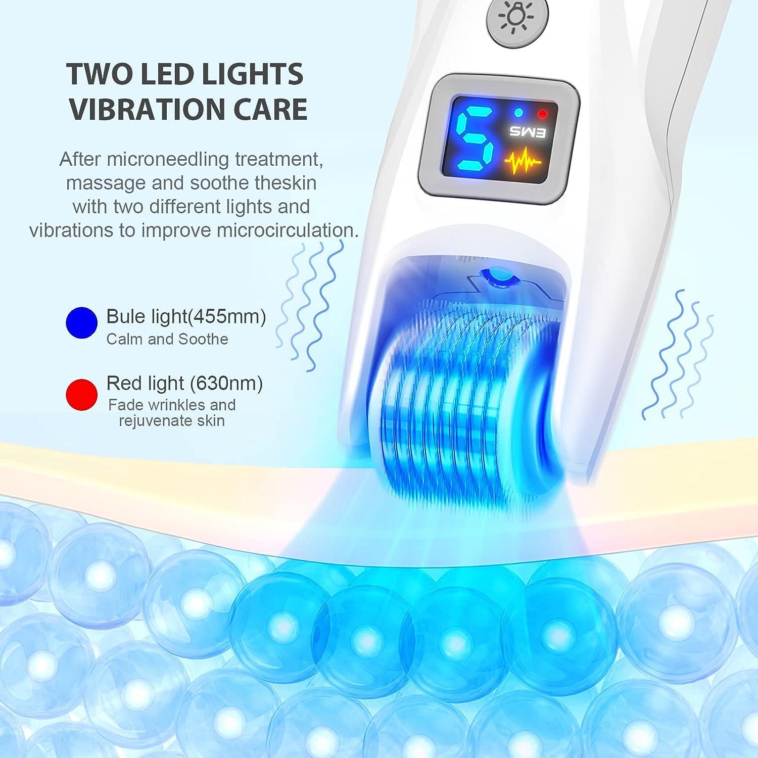 Derma Roller Microneedle Roller 0.25mm for Hair Growth & Face - 540 ...