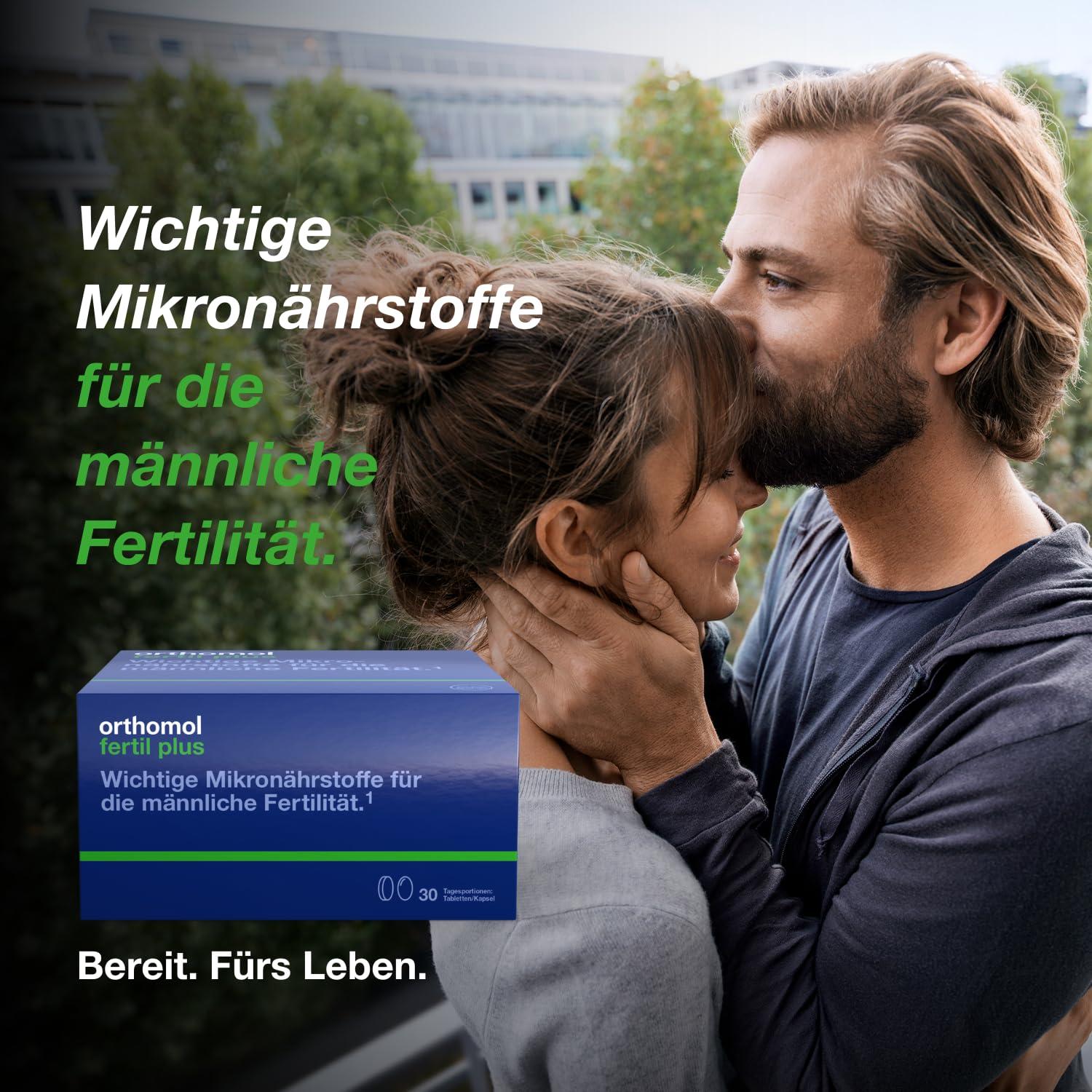 Orthomol Fertil Plus for Men | Boost Male Fertility with Zinc ...