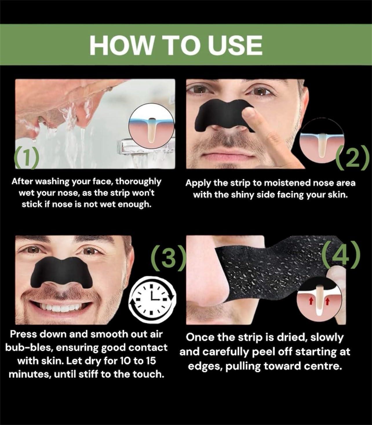 Nose Strips for Blackheads - 15 Pack Pore Strips for Men & Women ...