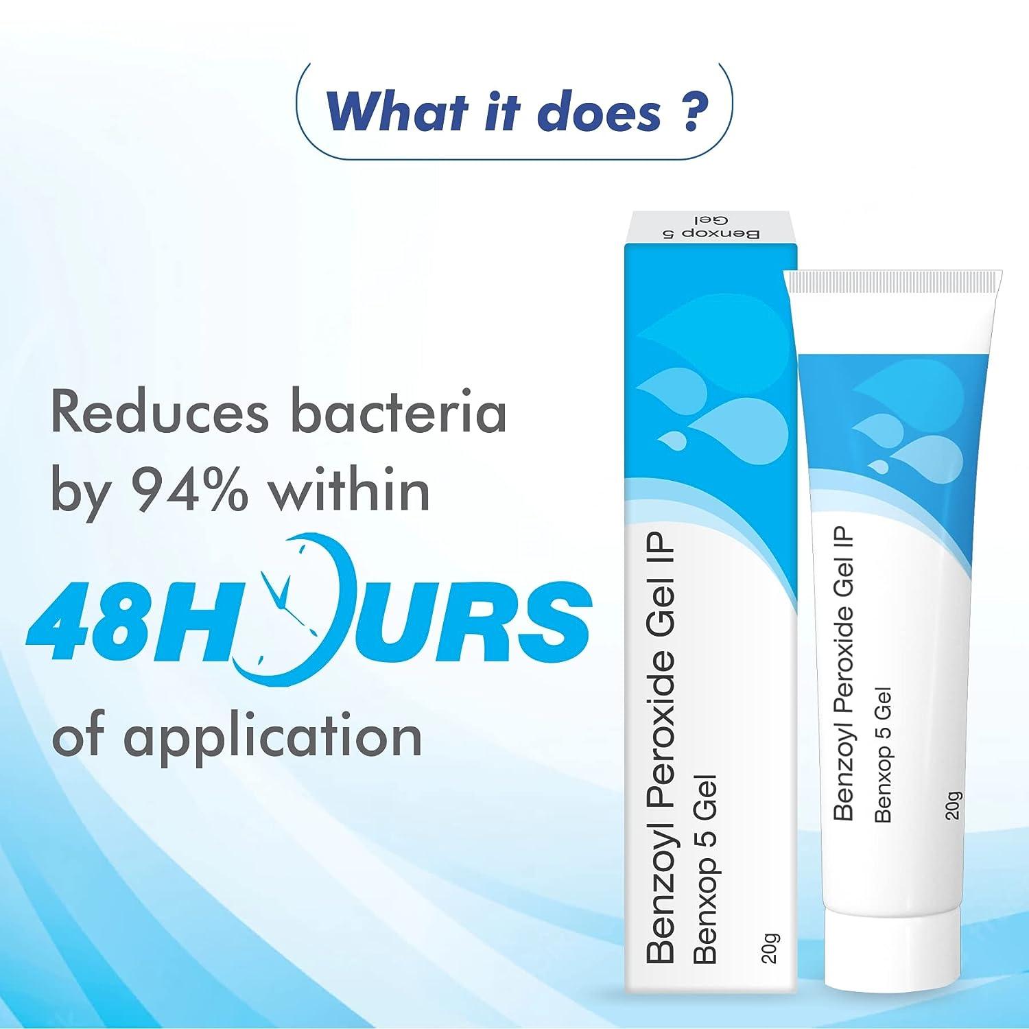 Salve Benxop Benzoyl Peroxide 5% Pimples Cream 20gm (0.70 Fl Oz)