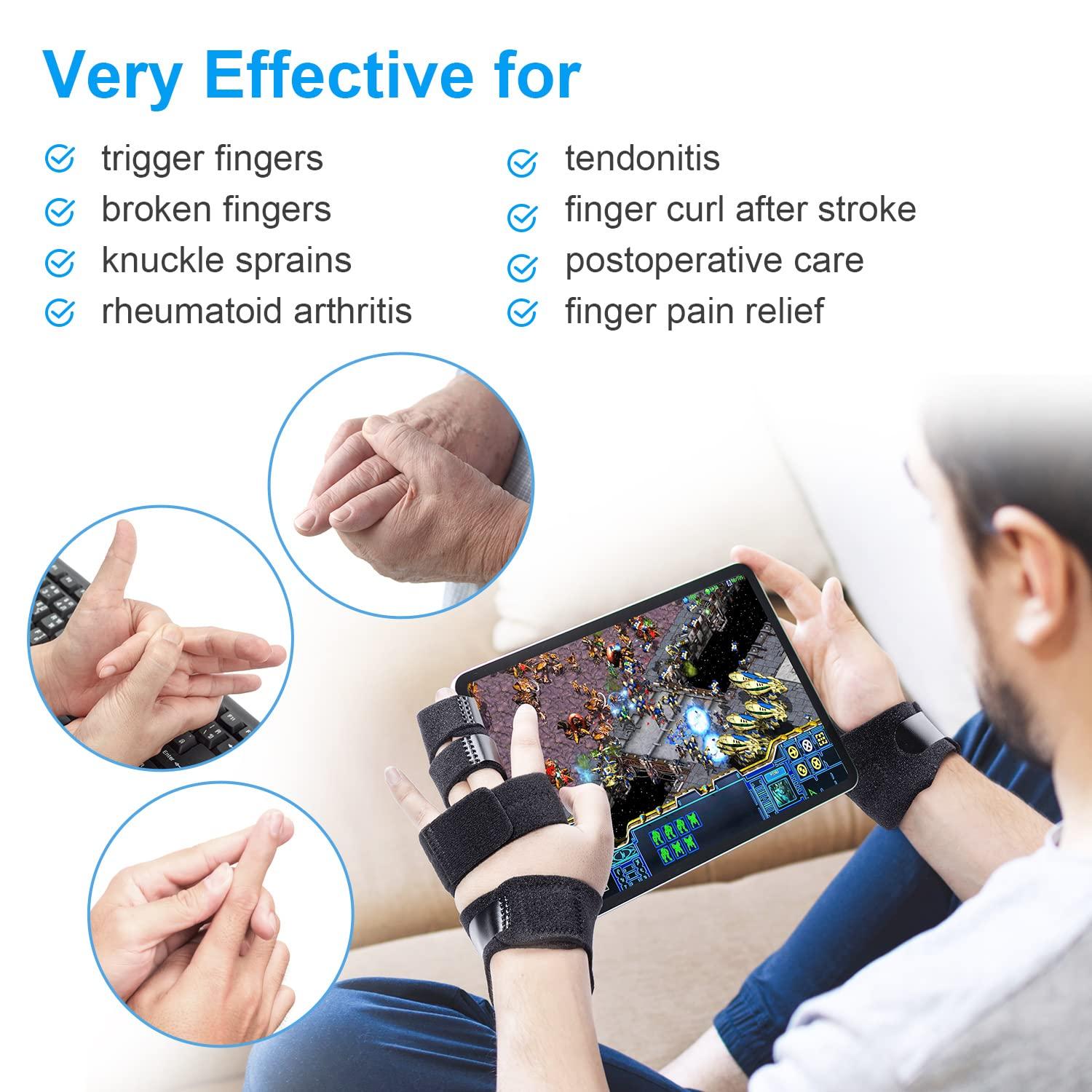 Adjustable Fracture Finger Splint for Trigger Finger - Metal ...