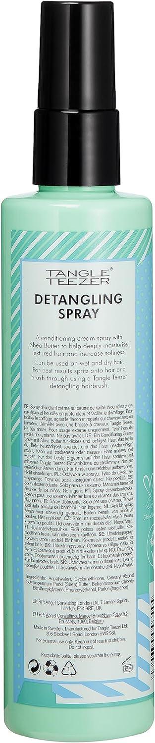 Tangle Teezer Detangling Cream Spray for Thick & Curly Hair - Vegan, PETA Certified, Shea Butter ...