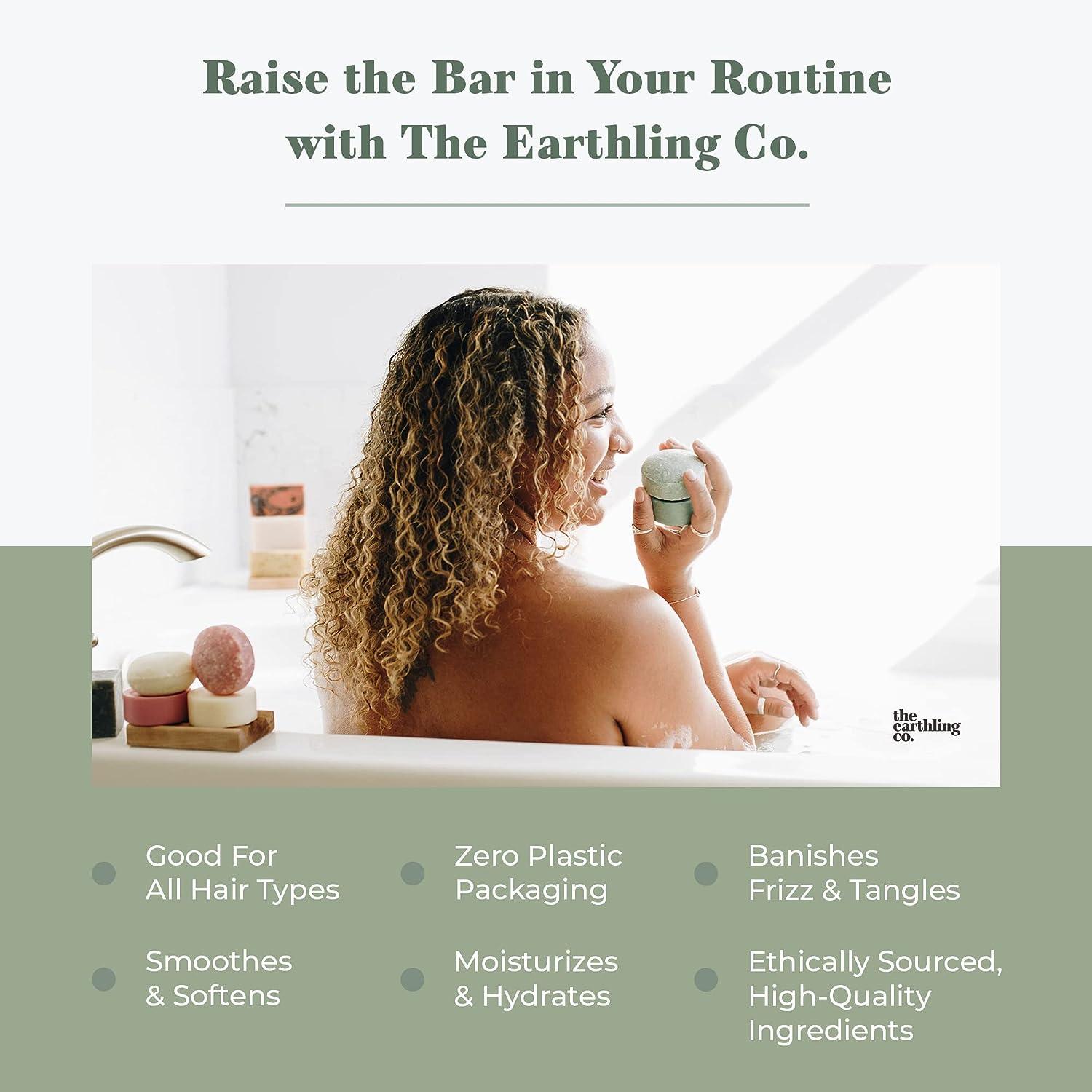 The Earthling Co. Nourishing Plant-Based Conditioner Bar - Vegan ...