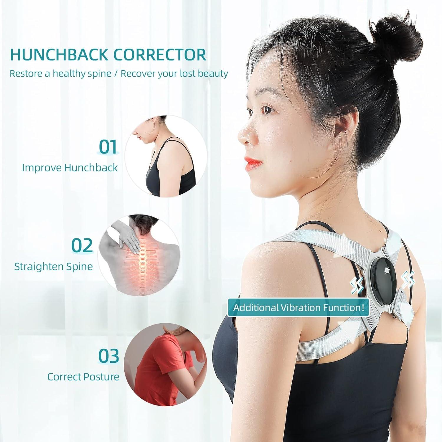 Smart Vibration Posture Corrector Brace for Men, Women & Kids ...
