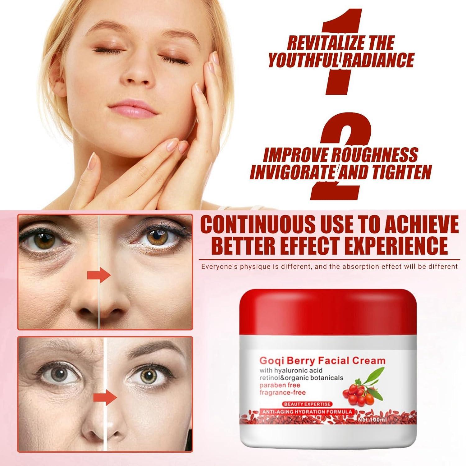 Go-ji Berry Face Cream Berry Facial Cream Face Moisturizer Revitalizing ...