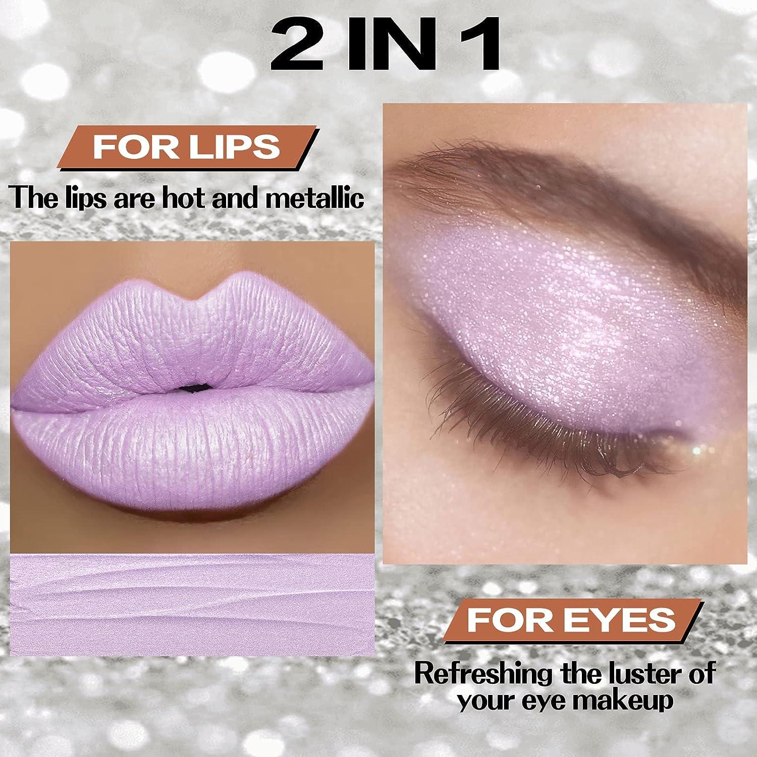FOCALLURE Metallic Chameleon Liquid Lipstick - Diamond Glitter Lip ...