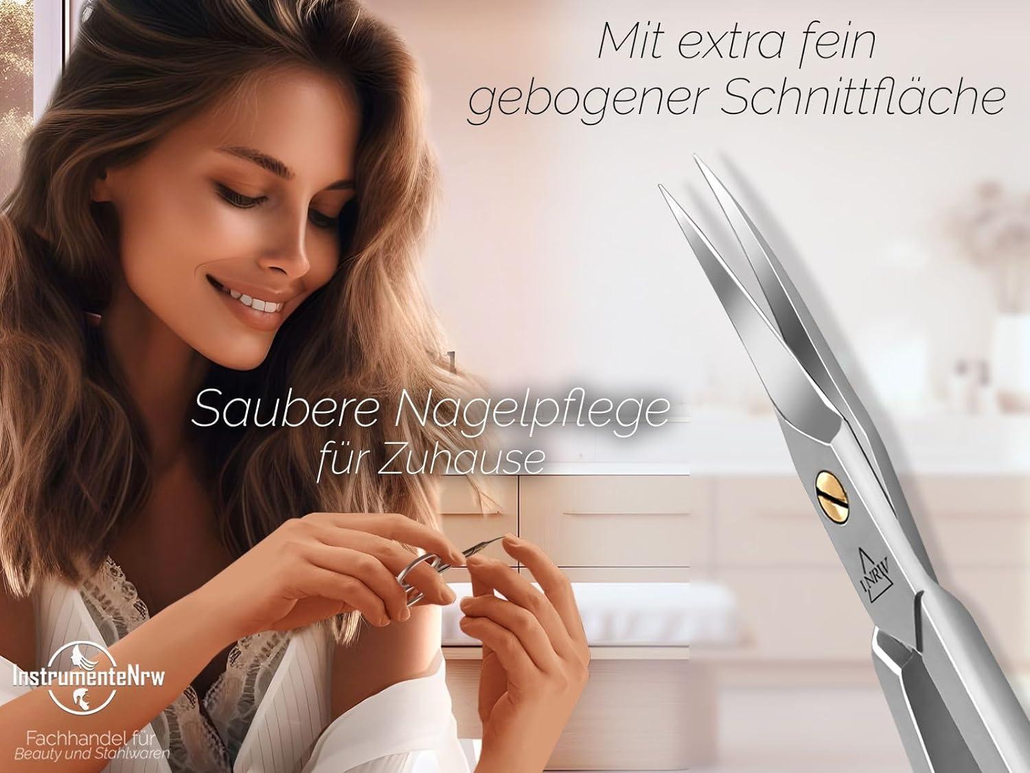 Buy Fine Cuticle Scissors & Skin Scissors - Stainless Steel Combination ...