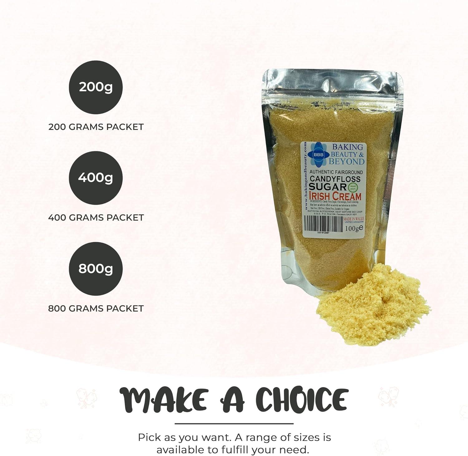 Baking Beauty and Beyond Premium Irish Cream Flavour Cotton Candy Floss ...