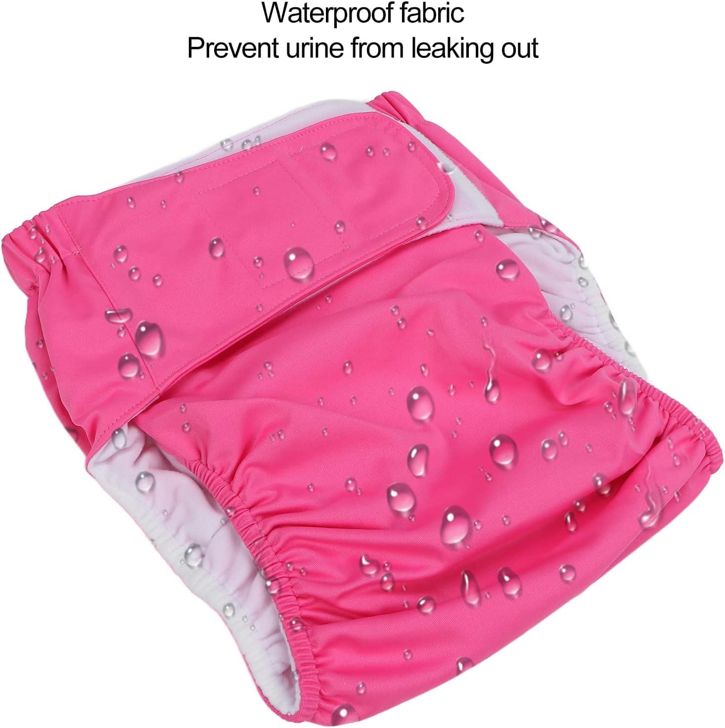 Washable Reusable Adult Cloth Diapers for Men and Women - Waterproof ...