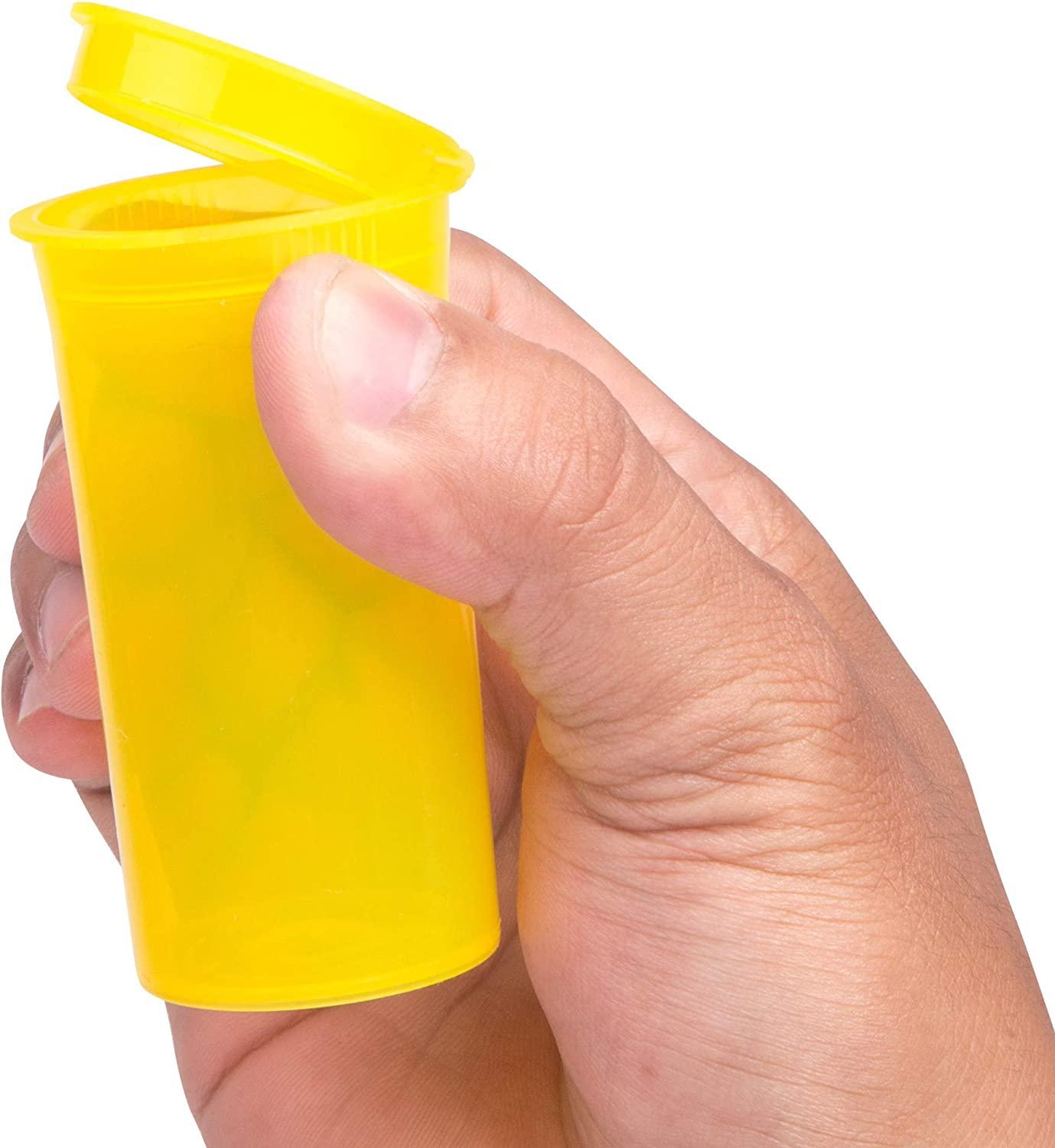 10 Pack 13 Dram Empty Pill Bottles with Caps - Airtight Prescription ...