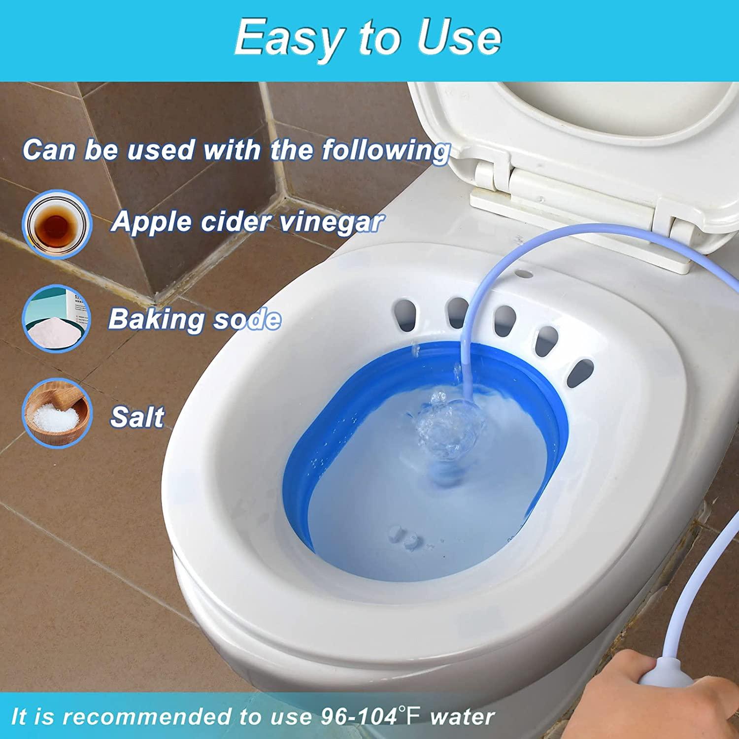 Sitz Bath For Hemorrhoids And Postpartum Care Soothes Perineum Eases