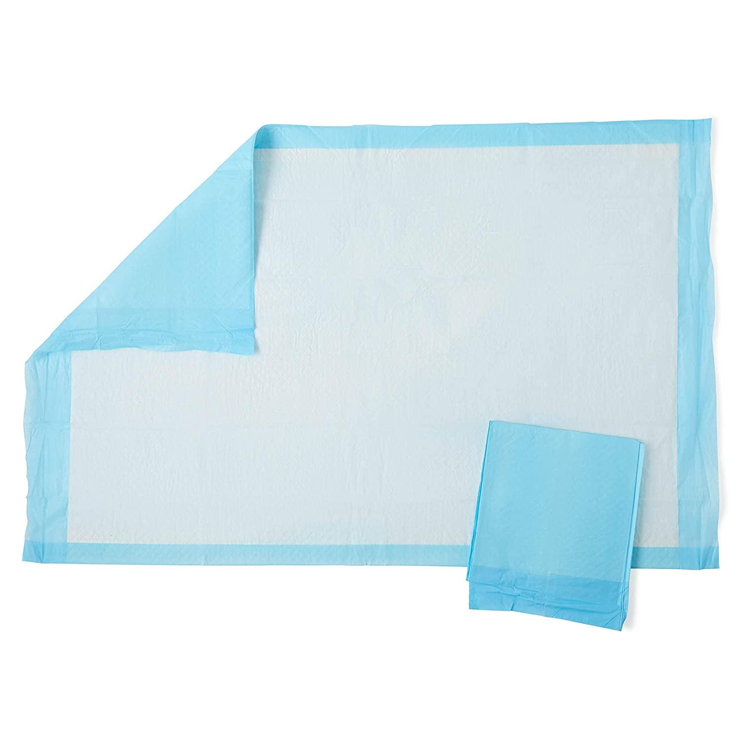 Medline Quilted Disposable Blue Underpad 23x36 - Pack of 150 ...