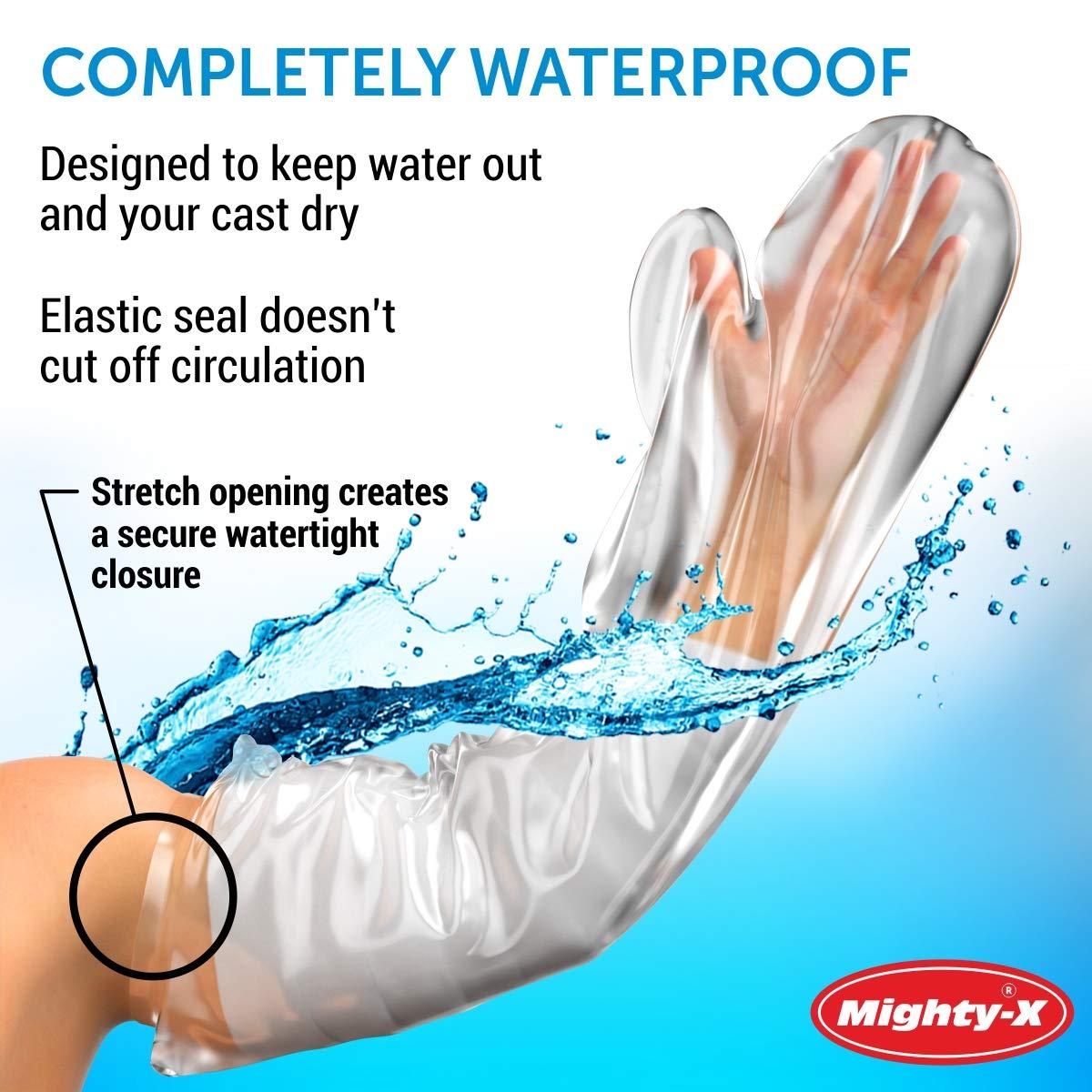 Adult Waterproof Arm Cast Cover - 2 Pack for Shower - Full Arm ...