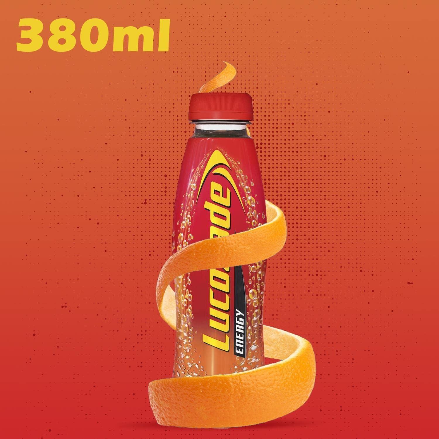 Lucozade Energy Original 24x380ml Bottles - Sparkling Glucose Energy ...