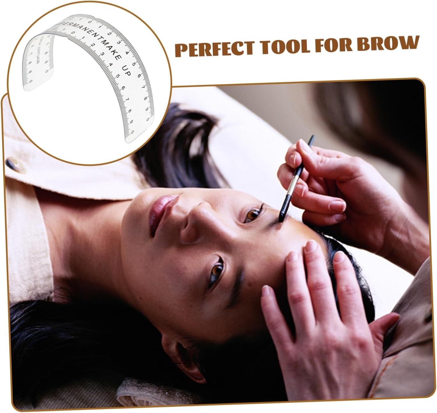 FOMIYES 1pc Eyebrow Ruler Eyebrows Pour Measure Stencil Brow Mapping ...