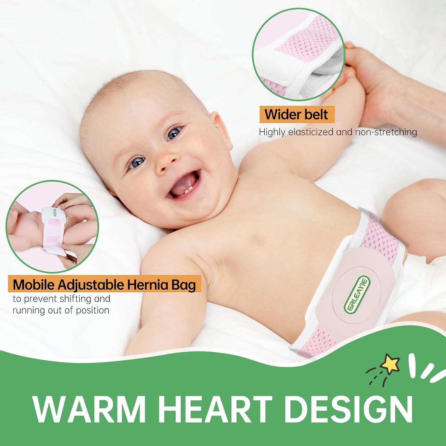 Buy Infant Umbilical Hernia Belt | Adjustable Baby Belly Button Band ...